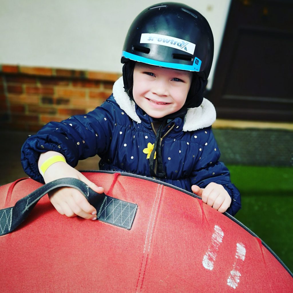 Snow bobbing and play at Snowtrax, Dorset - Prosecco Mum